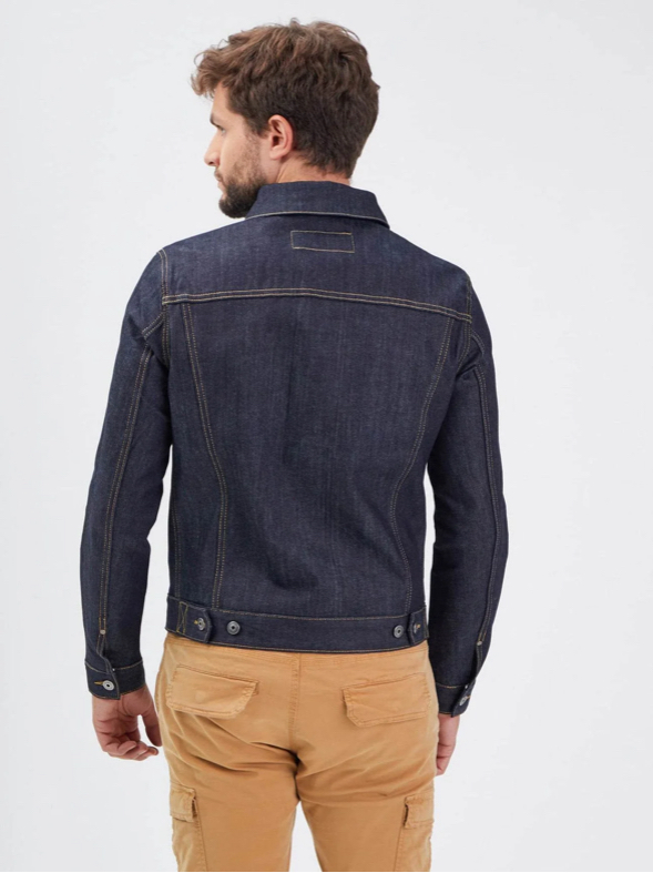 DAYTONA 73 – BAKER DENIM JACKET RAW INDIGO – Seven Speed Shop